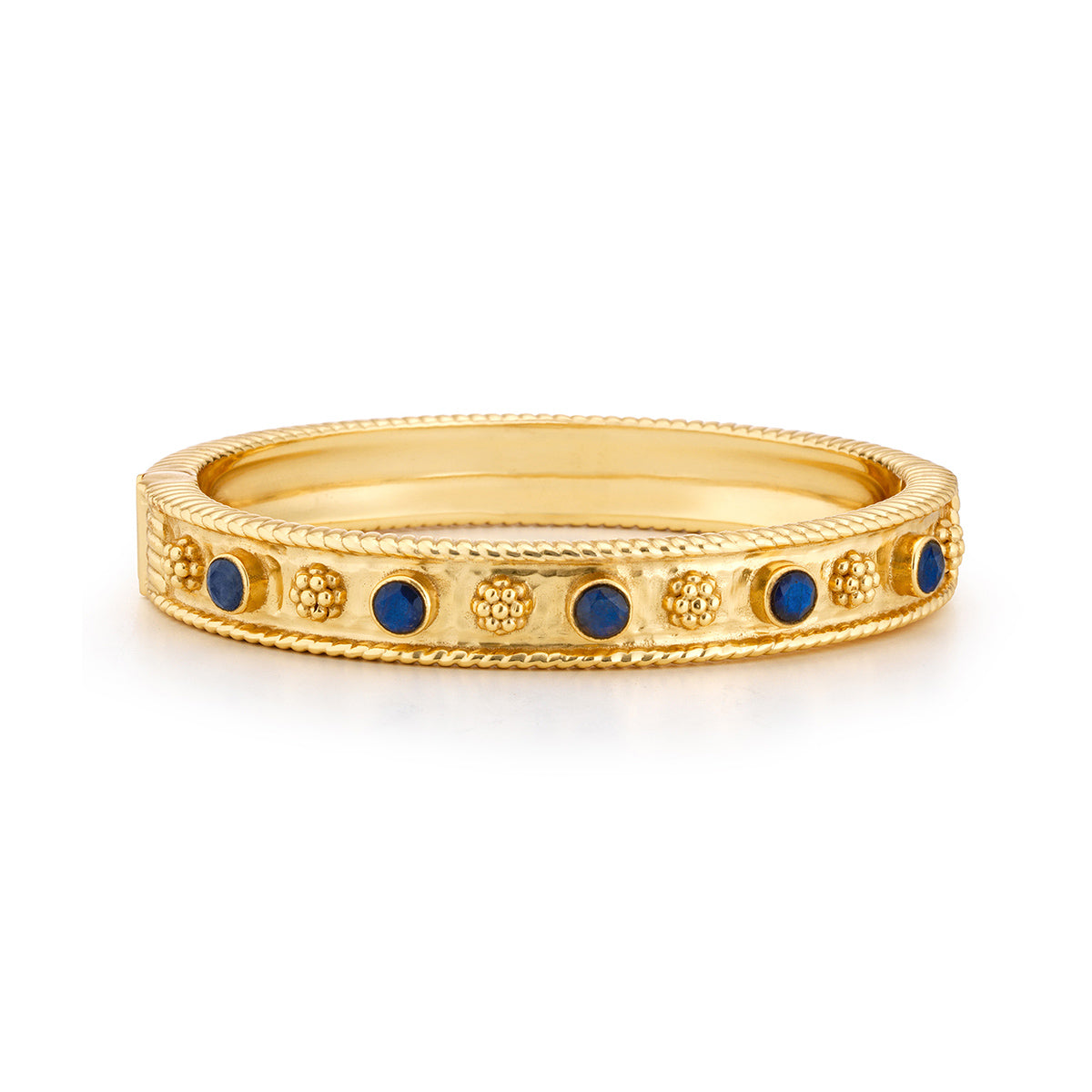 Capucine De Wulf Berry Gem Blue Labradite Hinged Bangle – Charles Mayer