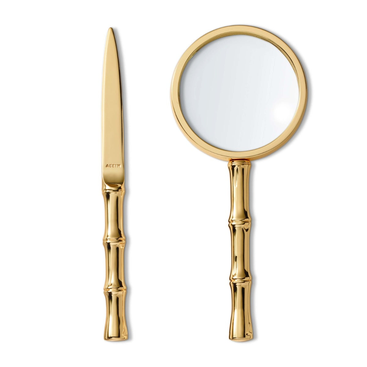 Aerin Bamboo Magnifying Glass & Letter Opener – Charles Mayer