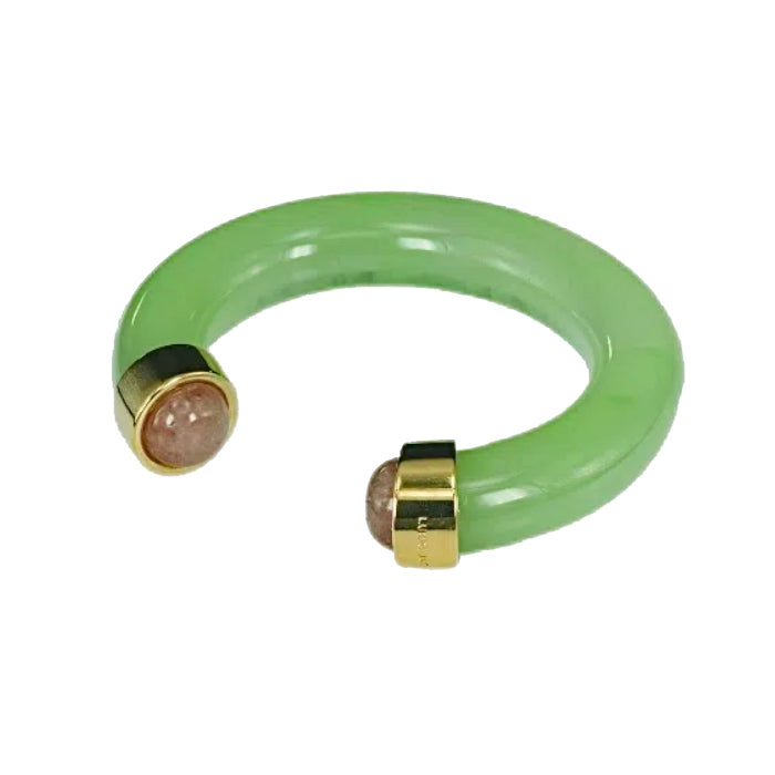 Lucas Jack Apple Green Bangle with Strawberry Crystal – Charles Mayer