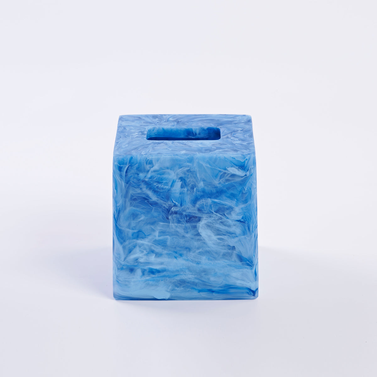Nashi Home Resin Small Square Denim Tissue Box – Charles Mayer