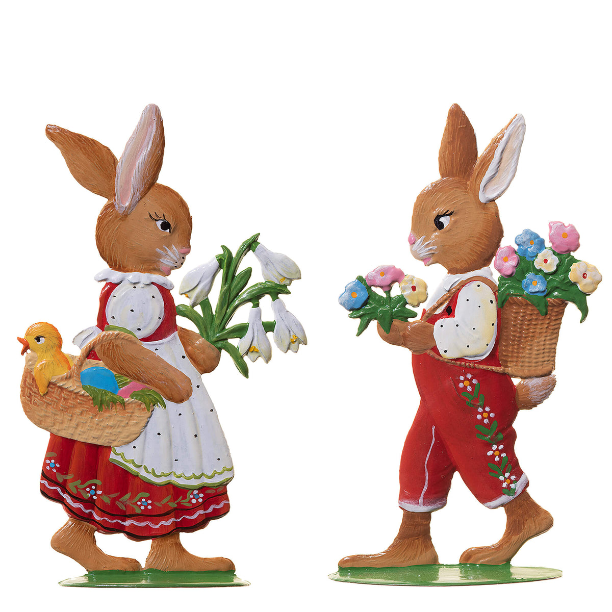 Wilhelm Schweizer Bunny Girl & Bunny Boy, Set of 2 – Charles Mayer