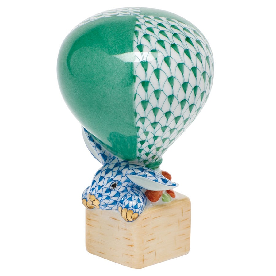 Herend Blue/Green Hot Air Balloon – Charles Mayer