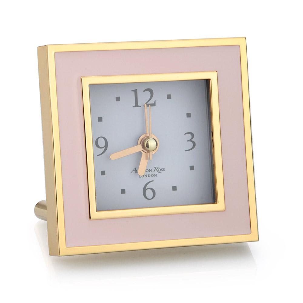Addison Ross Pale Pink Square Clock – Charles Mayer