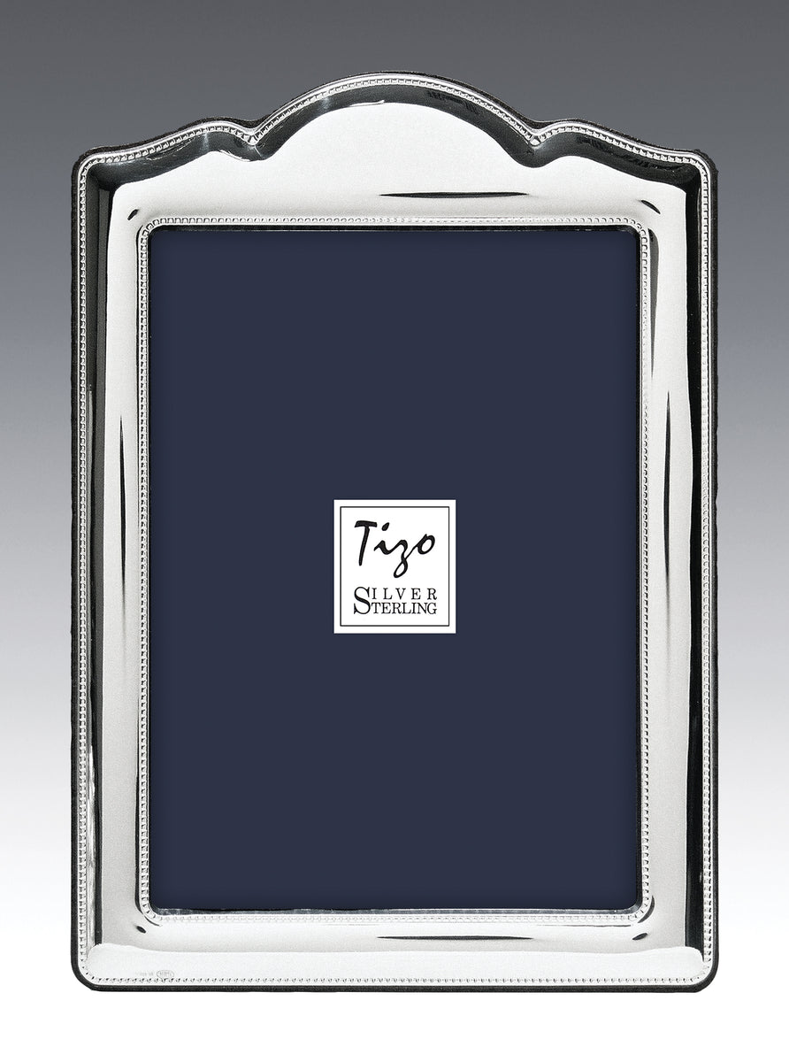 Tizo Design Beaded Vanity Border Sterling 5*7 Frame – Charles Mayer