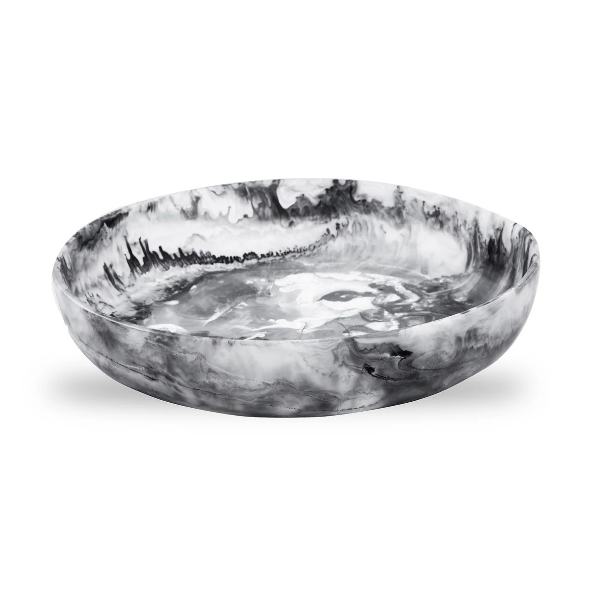 Nashi Home Resin Black Swirl Large Round Bowl – Charles Mayer