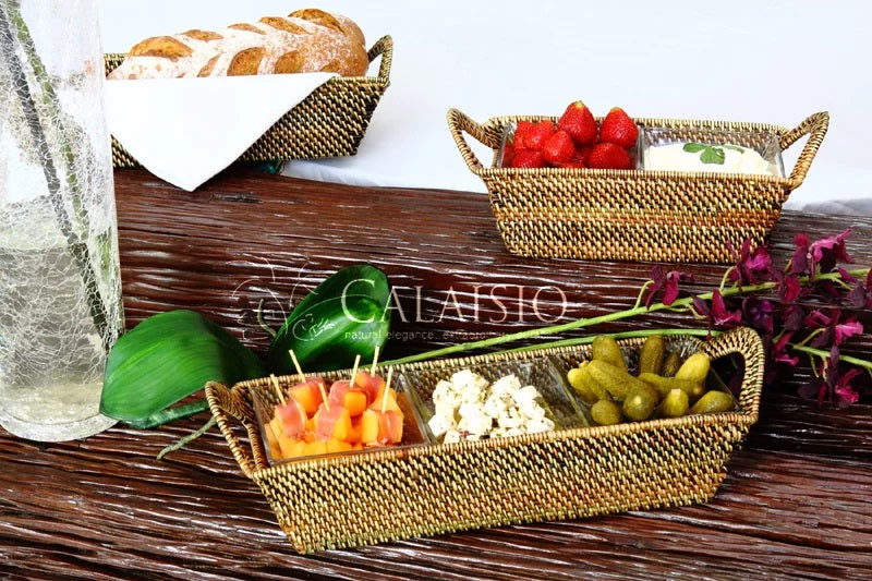 Calaisio Rectangular 3 Glass Tray – Charles Mayer