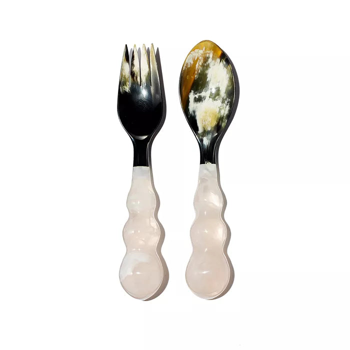 Lily Juliet Mardi Gras White Servers – Charles Mayer