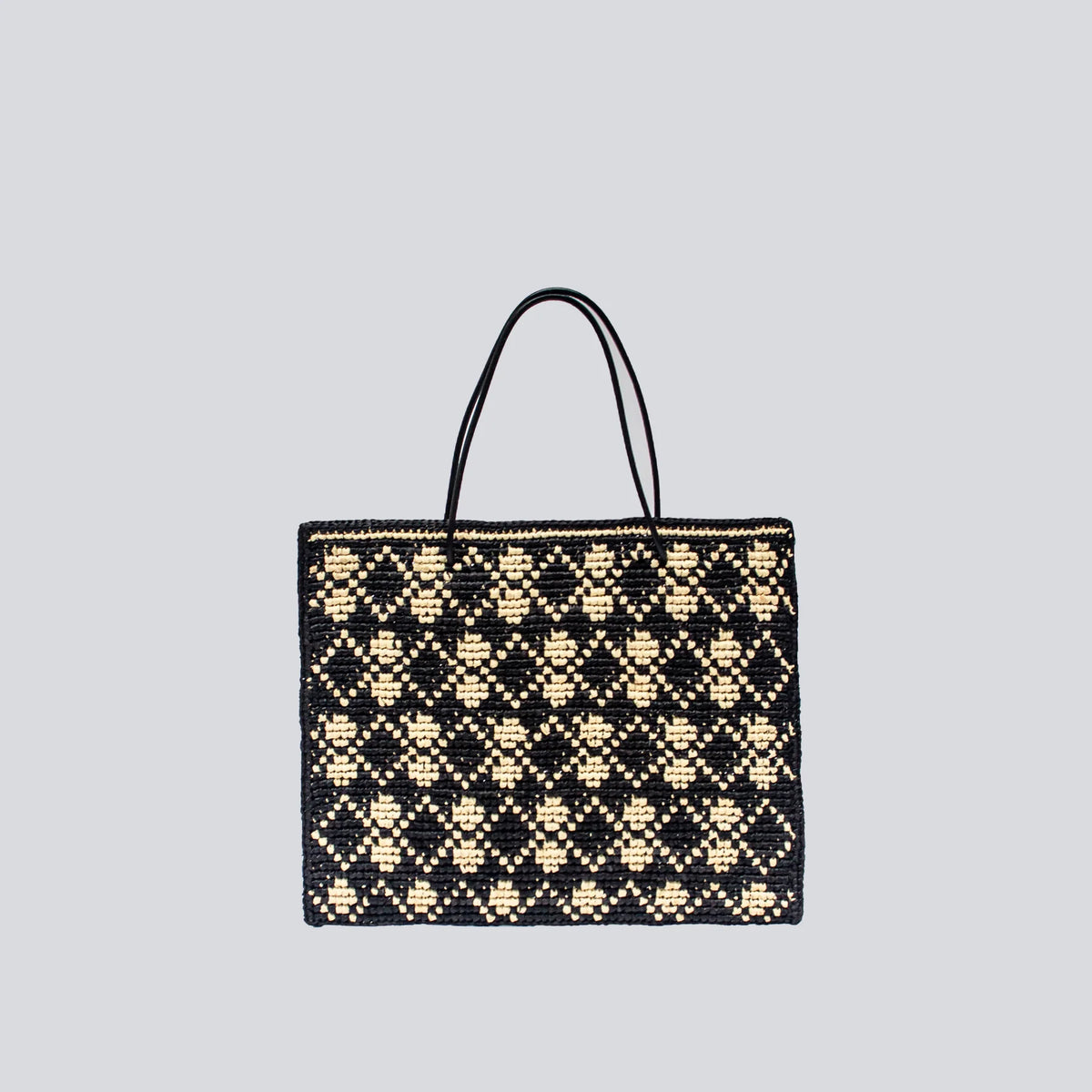 Maison N.H Paris Medium Oui Oui Bag, Noir X Naturel – Charles Mayer